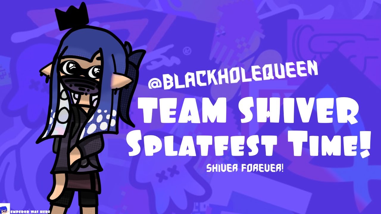 💙💜 TRI COLOR! TEAM SHIVER, LIVE! SPLATOON 3 SPLATFEST! SHIVER FTW! 💙💜 ...