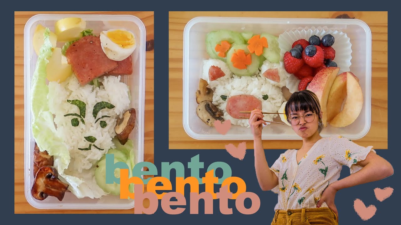 making bento boxes 🌼 - YouTube