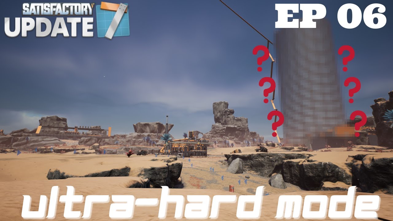 S02/E06: It's time for a Satisfactory Skyscraper! How I use BLUEPRINTS ...