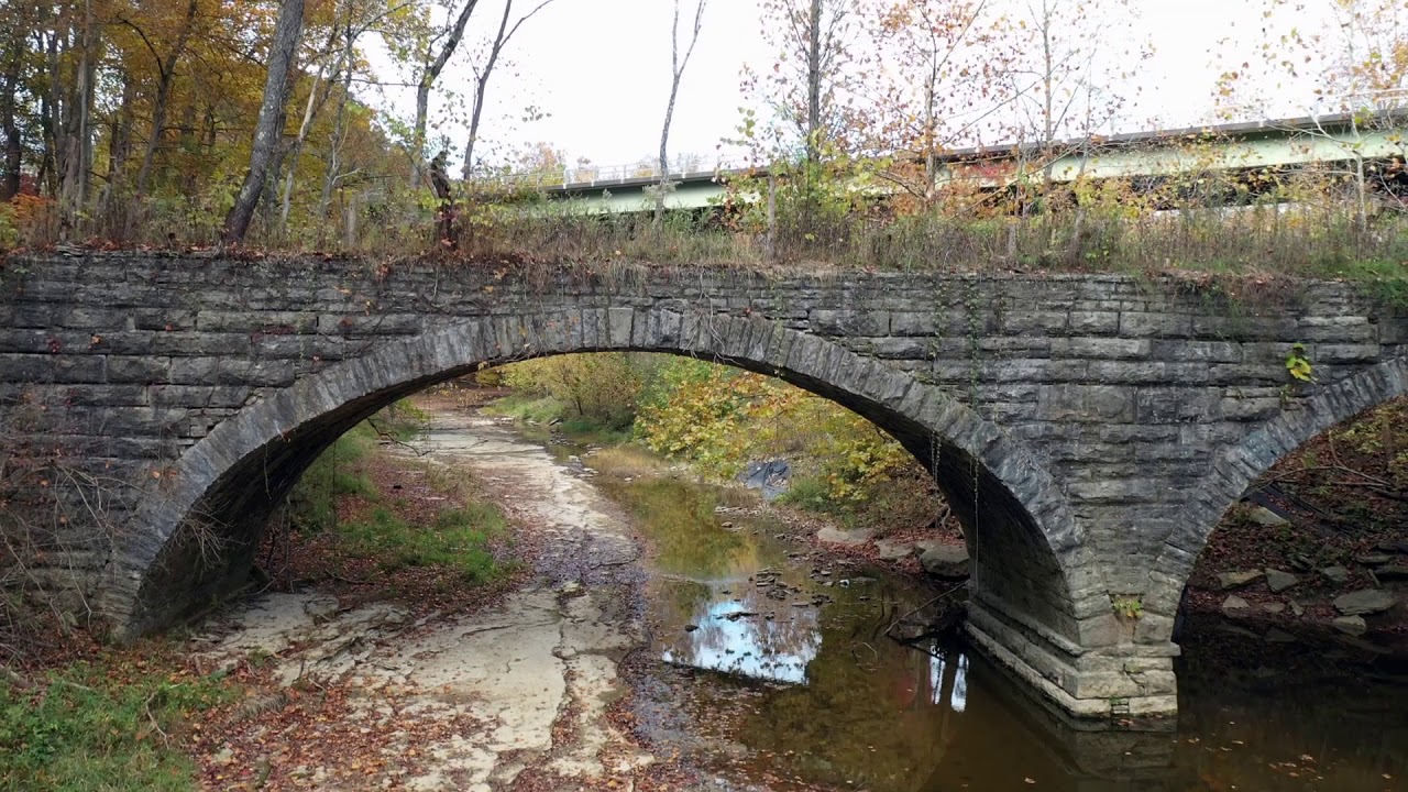 Old Phantom Bridge Ripley Co Otter Creek Twin Arch Stone Bridge - YouTube