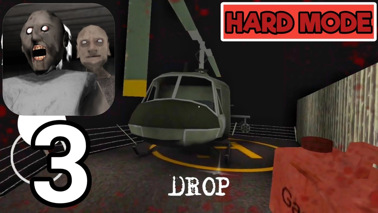 Granny Chapter 2 | Gameplay Walkthrough Part 3 - Hard Mode: The Last Day - Helicopter Escape ...