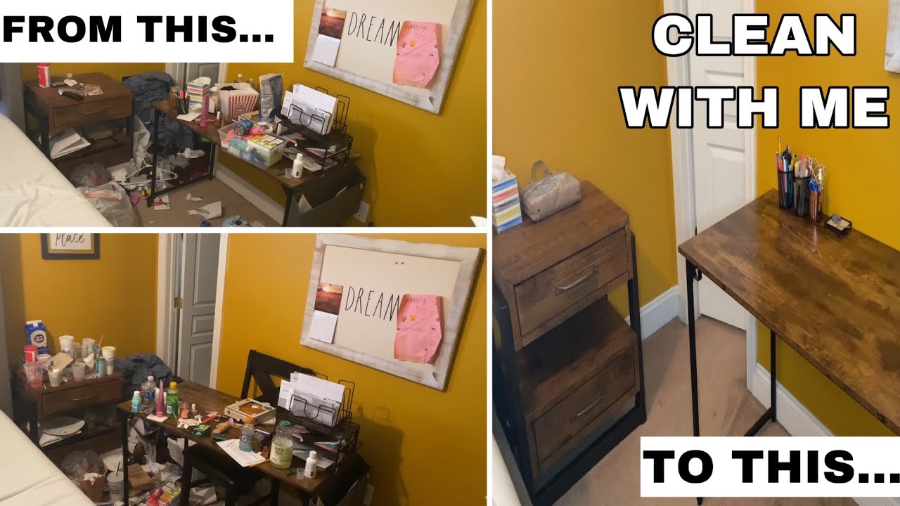 FILTHY ROOM CLEAN | Time Lapse Messy Room Clean up | Extremely ...