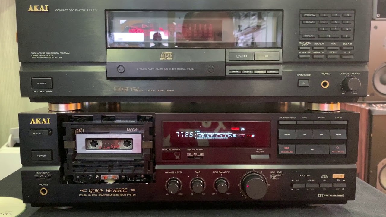 AKAI CD-55. AKAI GX-R35 - YouTube