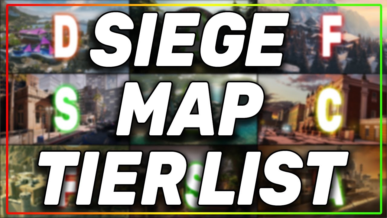 What is the WORST Map in R6? // Rainbow Six Siege Map Tier List - YouTube