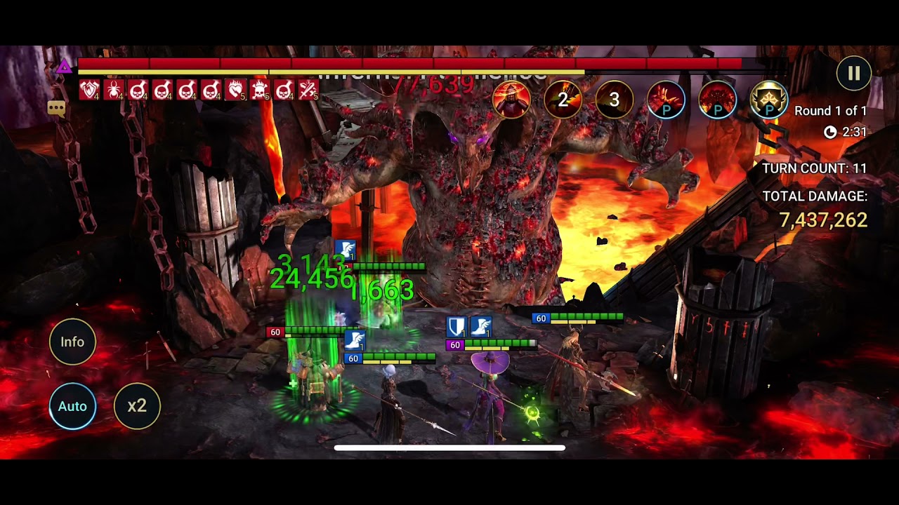 Geomancer Nightmare clan boss, Raid Shadow Legends - YouTube