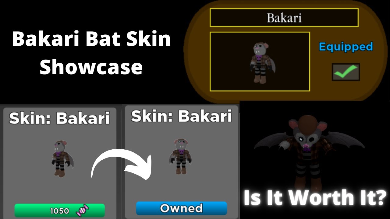 Bakari Bat Showcase (Is It Worth It?) Roblox Piggy - YouTube