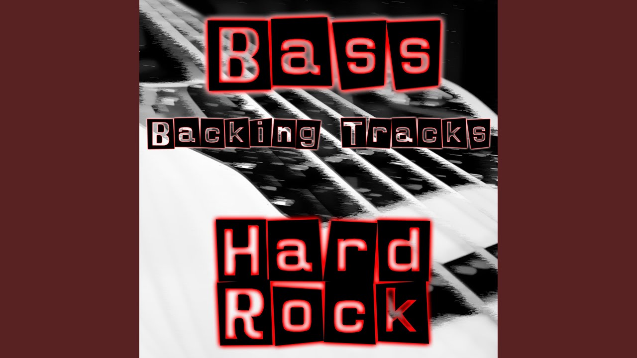 Hard Rock Bass Backing Track for Beginners in Dm - YouTube