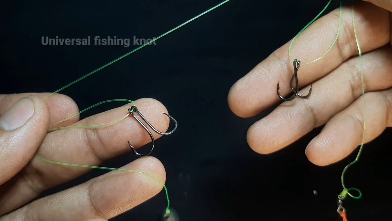 How to make a fishing knot, for mullet fishing - YouTube