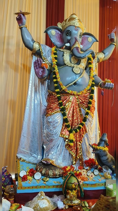 Lord Ganapati || Ganesh ji || god statue || Ganesh moorthy || Vinayaka || 25 feets Ganesh idol ...