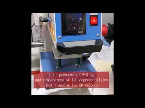 TPU heat transfer label on clothing cover with heating paper for anti ...