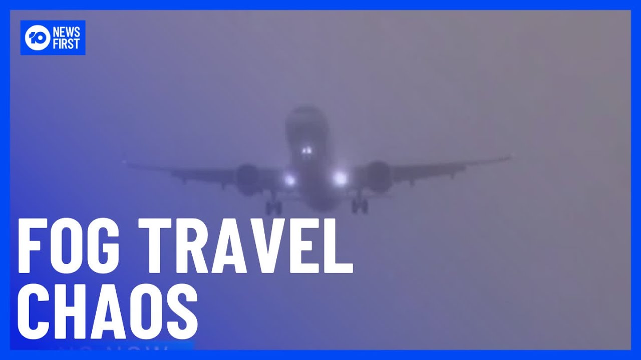 Blanket Of Unusual Fog Causes Travel Chaos In Melbourne | 10 News First ...