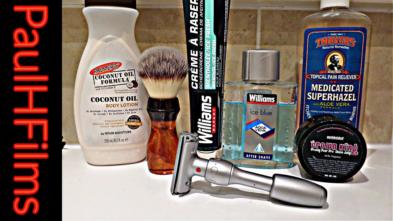 Merkur Vision DE Razor | William's Expert Ice Fresh Shaving Cream - YouTube