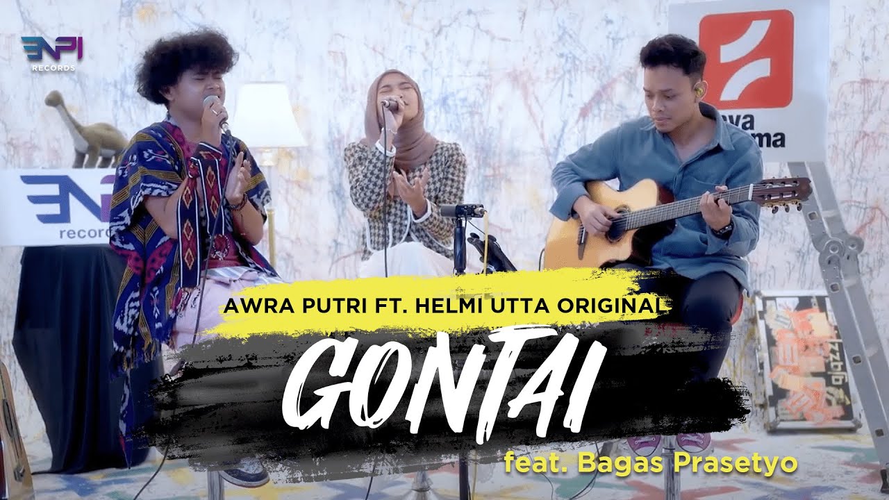 Gontai - Awra Putri feat. Helmi Utta & Bagas Prasetyo | Accoustic Live Version - YouTube