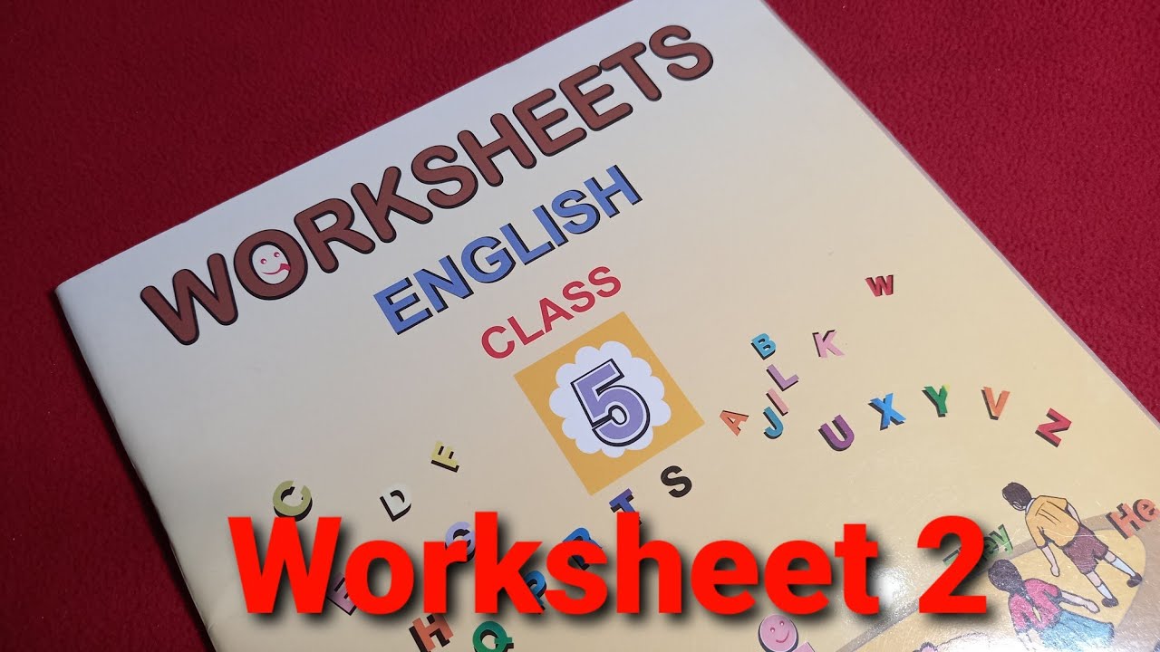 RBSE CLASS 5 English Workbook Worksheet 2 Solution YouTube RBSE CLASS 5 English Workbook Worksheet 2 Solution YouTube
