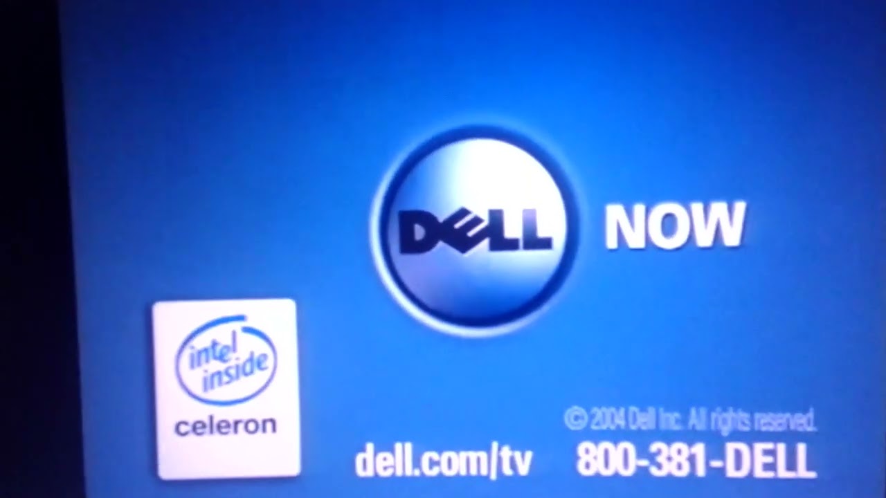Intel Celeron Animation with Dell Now Logo 2004 Offers end November 3rd ...