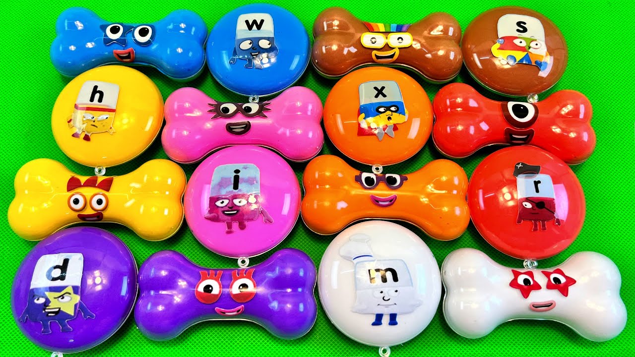 Numberblocks & Alphablocks | Looking CLAY with Oblate & Bone Coloring ...