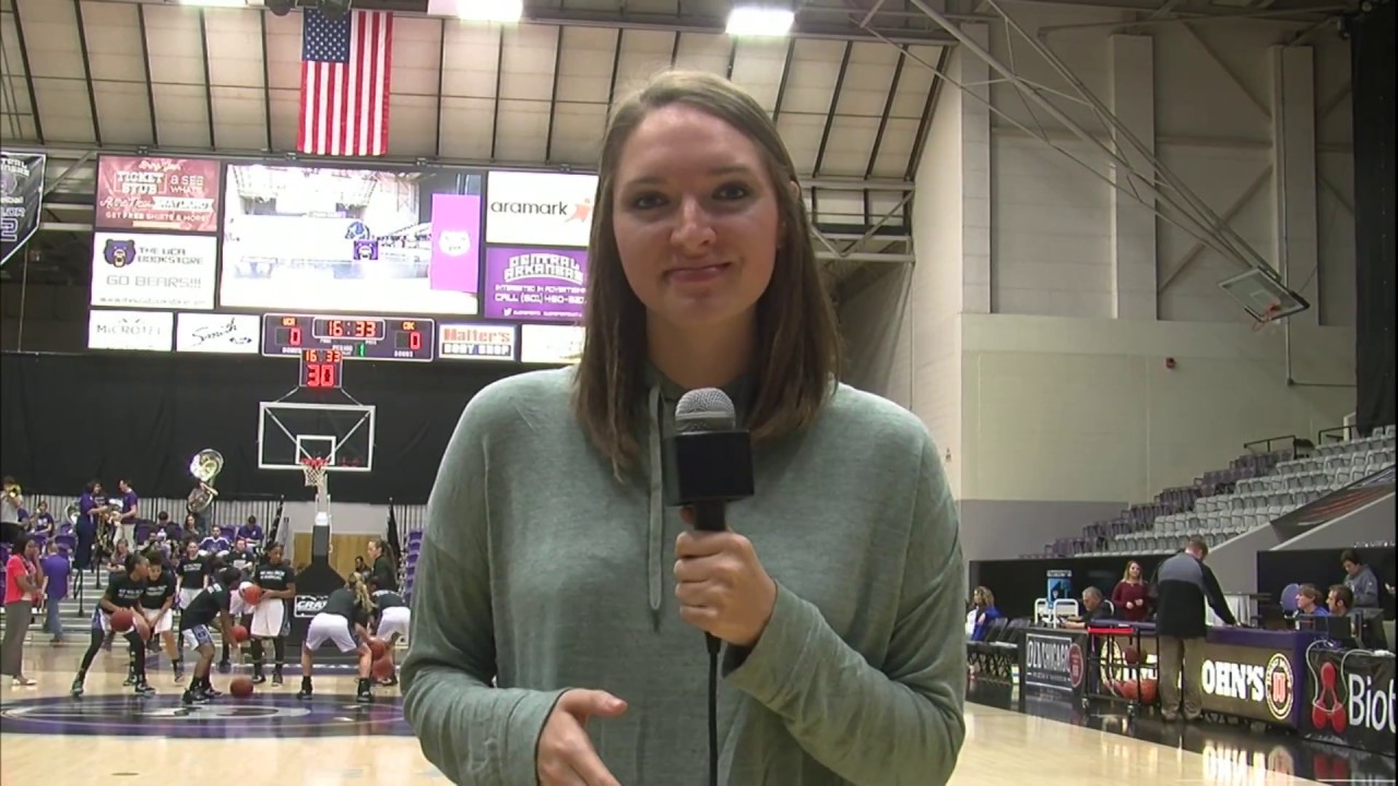ASHLEY GODWIN--BASKETBALL SIDELINE REPORTER STANDUP - YouTube