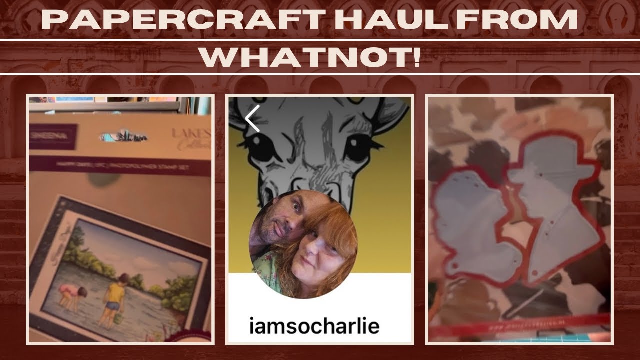 Paper craft haul! Stamps Dies Paper - from Whatnot! - YouTube