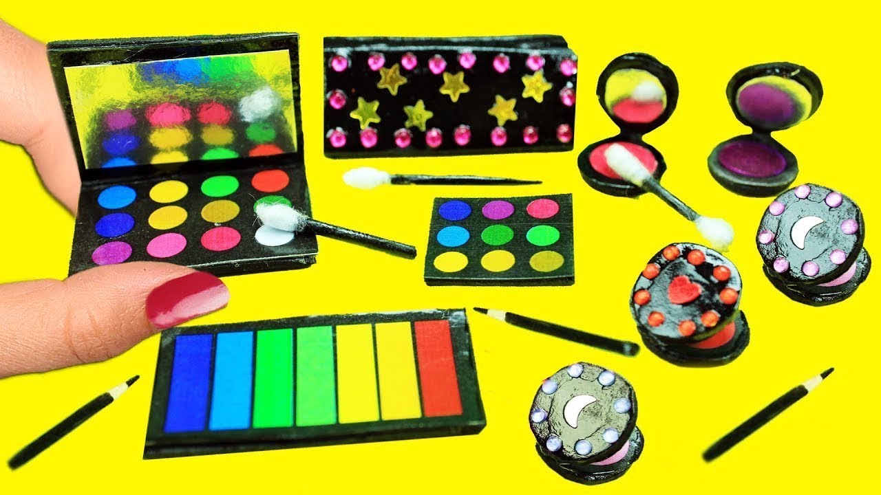 DIY Minyatür Barbie Makyaj Seti/ Kozmetik Ürünleri Nasıl Yapılır ...