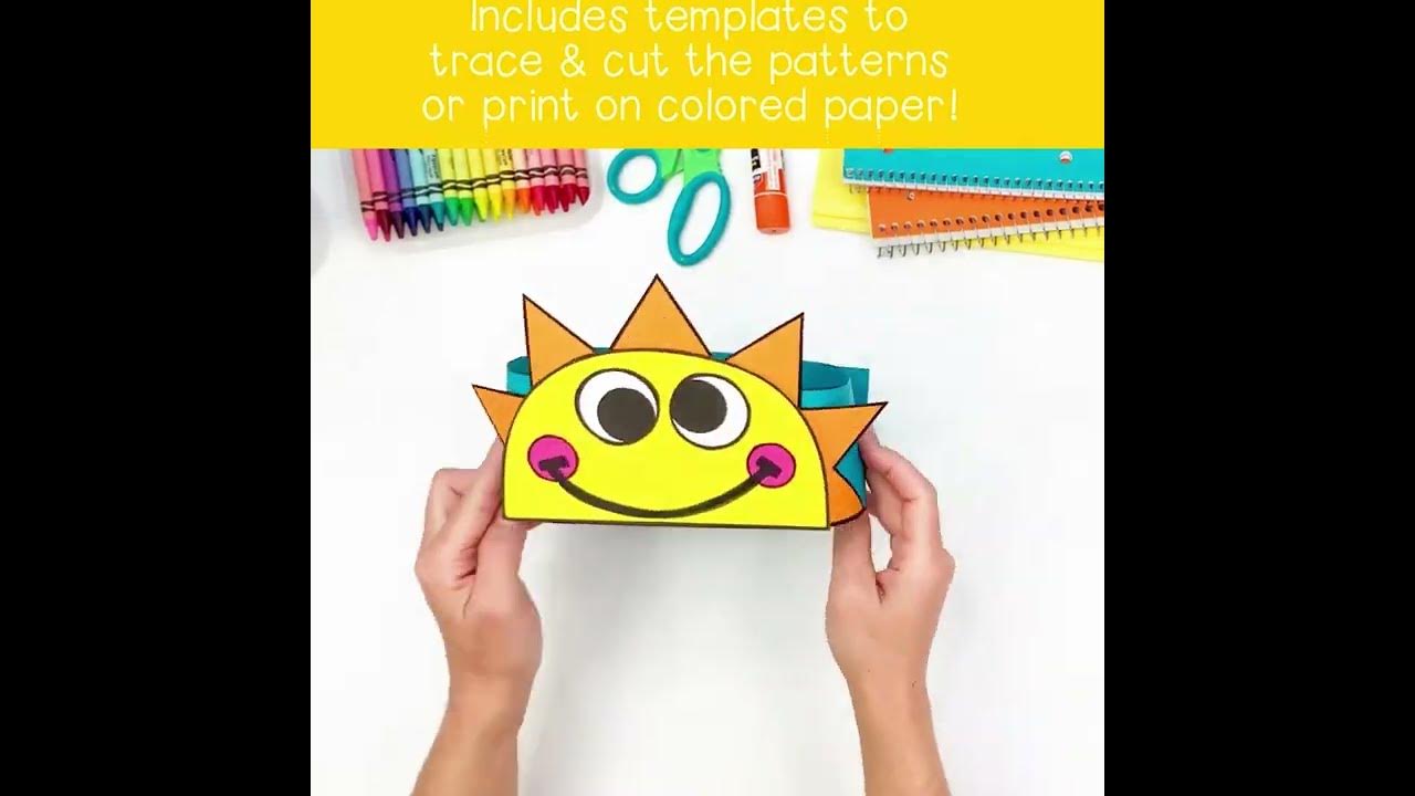Sun Hat Craft Activity - YouTube