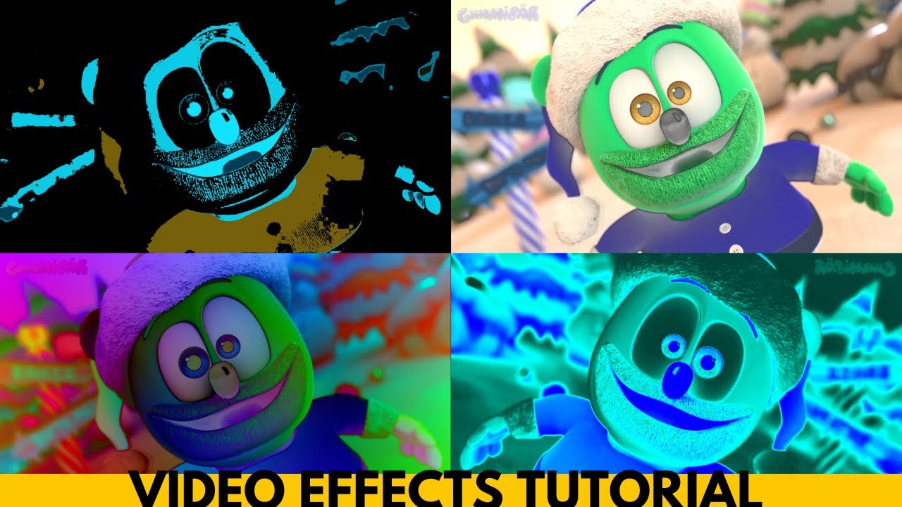 (VIDEO TUTORIAL) EXCELLENT EFFECTS CHRISTMAS Gummy Bear Gummibär Song ...
