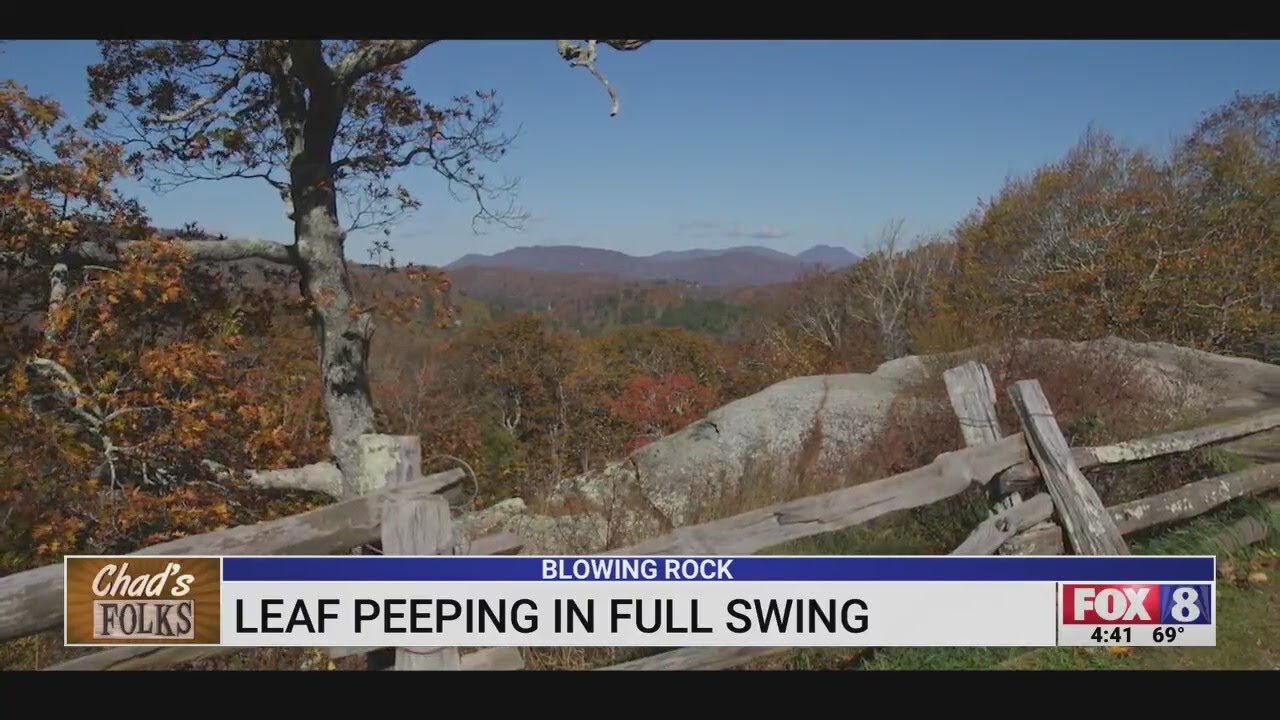 Leaf peeping in full swing in Piedmont Triad - YouTube