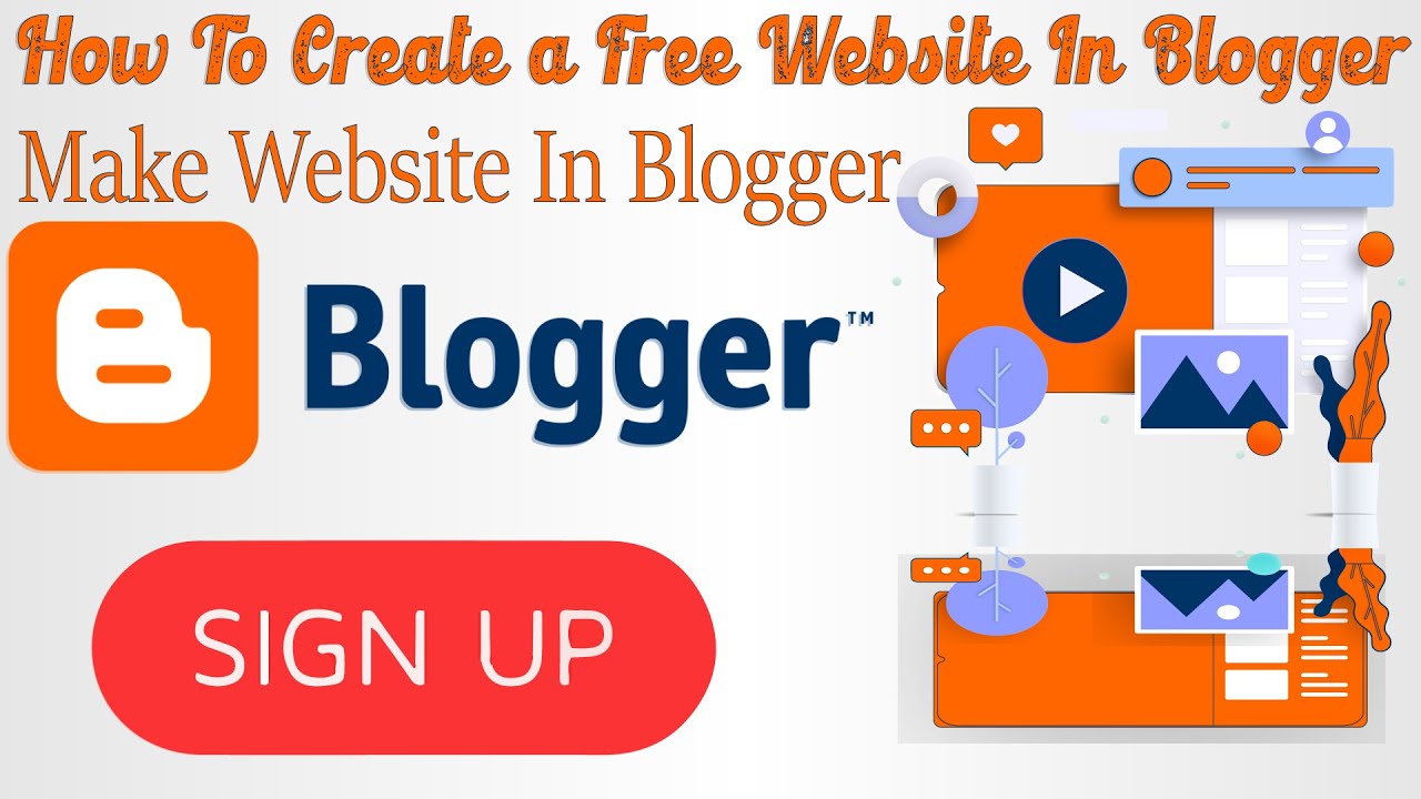 How To Create a Free Website In Blogger | blogger par website kaise ...