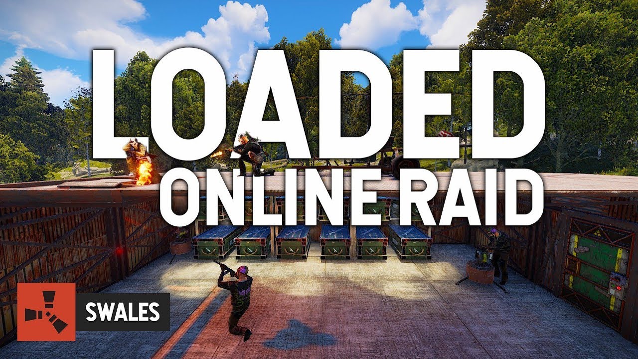 ONLINE RAIDING A LOADED BASE - RUST - YouTube