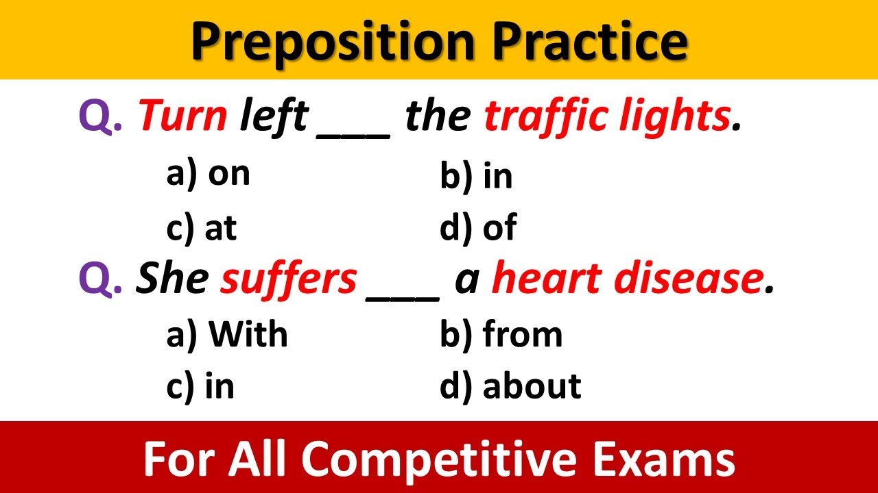 Preposition Practice | Preposition | Grammar Practice | Preposition ...