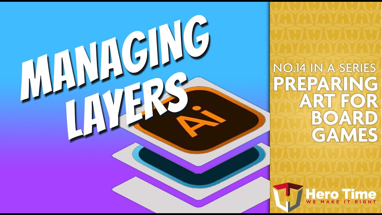 Art for Board Games | Ep#14 | Layer Organization Tips for Print ...