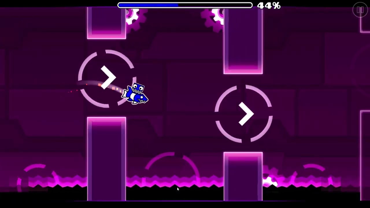completo il livello 4 di geometry dash world - YouTube