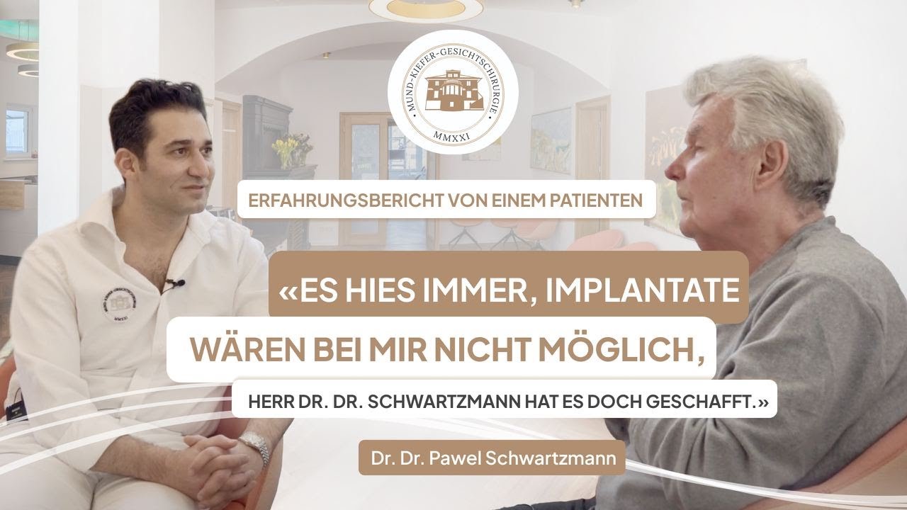 Es hieß immer, Zahnimplantate wären bei mir nicht möglich, Dr ...