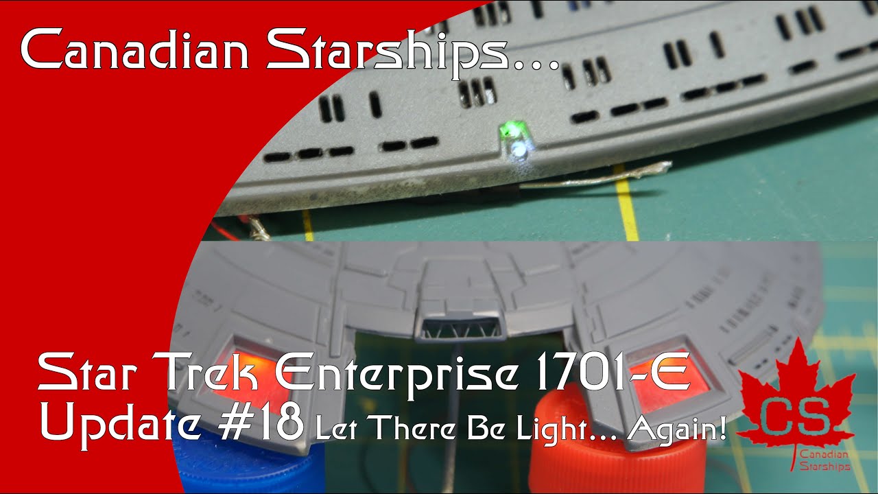Star Trek Enterprise E Model Build Update # 18 (2020) - YouTube