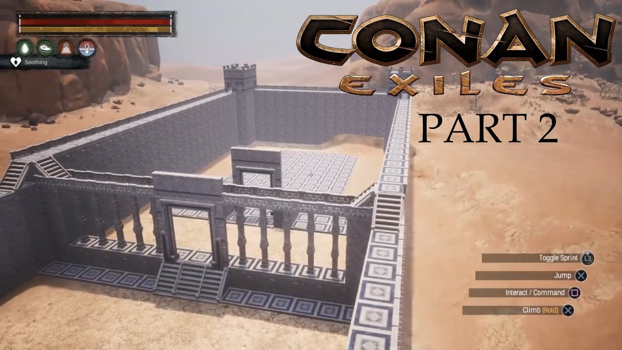 Conan Exiles - Building an Ancient Jewish Temple (PART2/making the ...