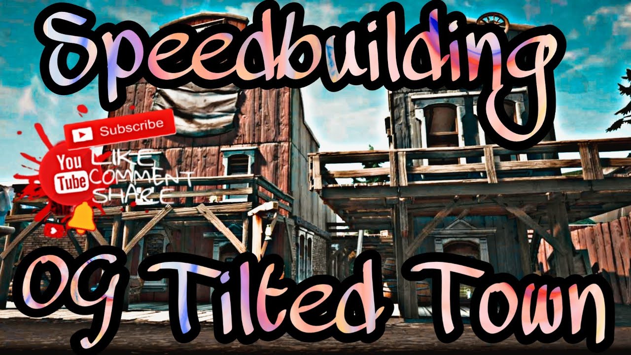 HOW i built "Tilted Town" map 💪🏽👷‍♂️ Part 3 of 3 (*Speedbuilding ...