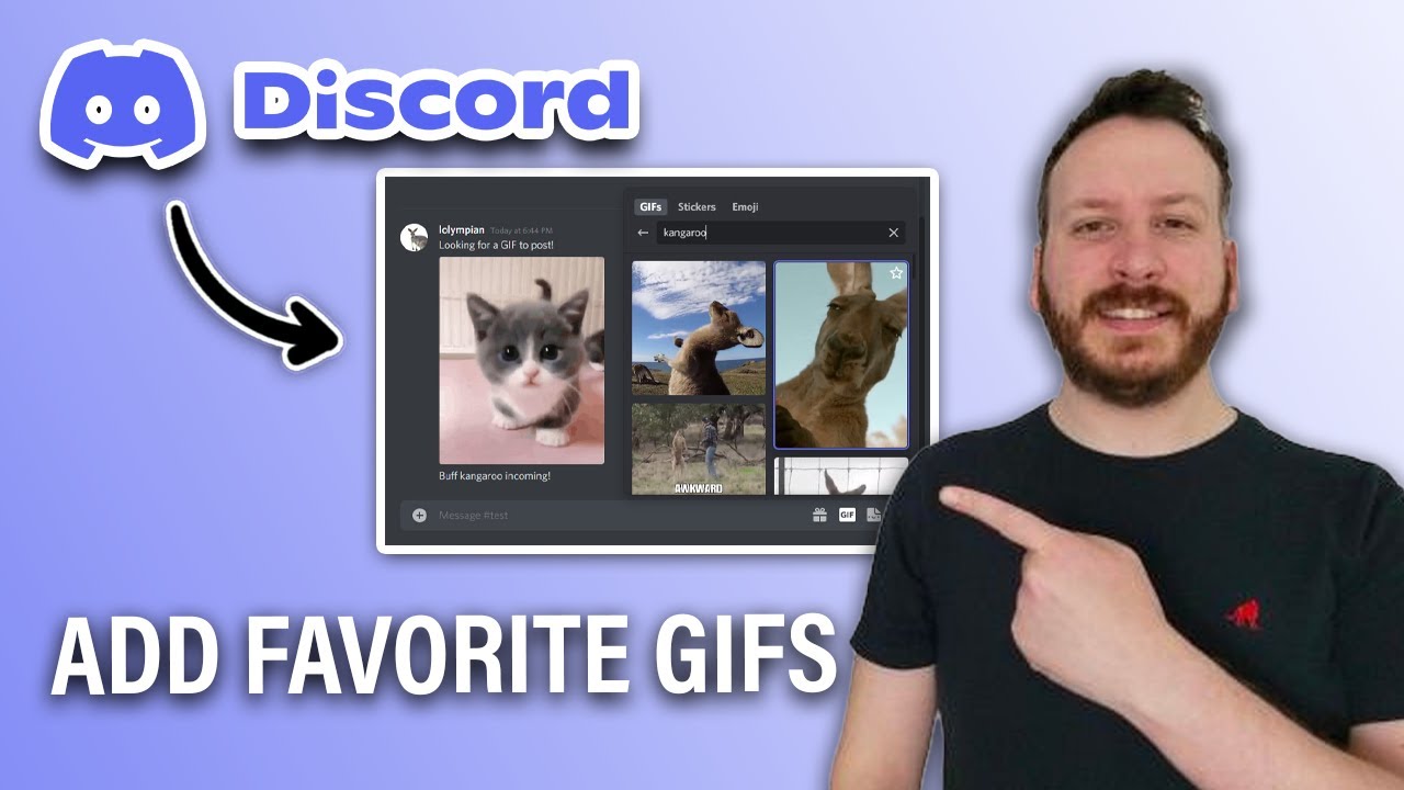 How To Add Favorite GIFs On Discord Mobile 2024 - YouTube