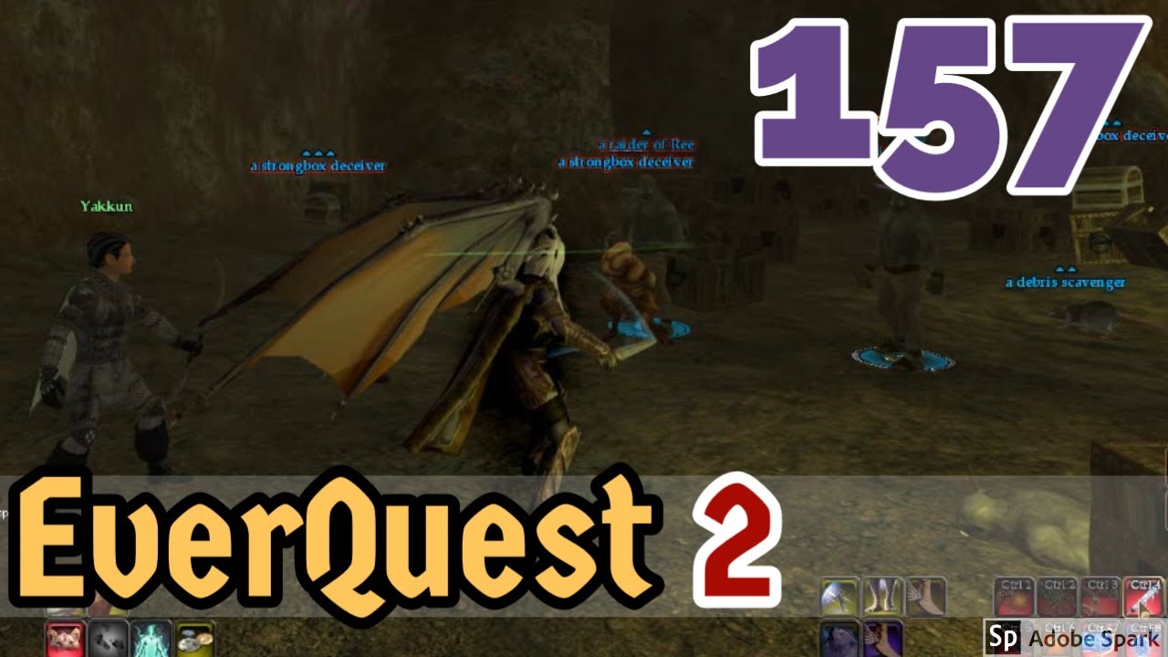 EQ2 ★ Assassin/Beastlord-Duo - Der erste Dungeon (Heulende Höhlen ...