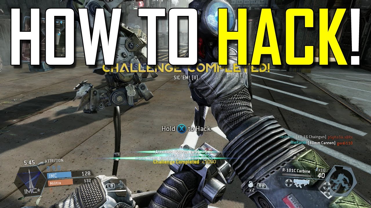 Titanfall Gameplay - How to Hack a Spectre! - YouTube