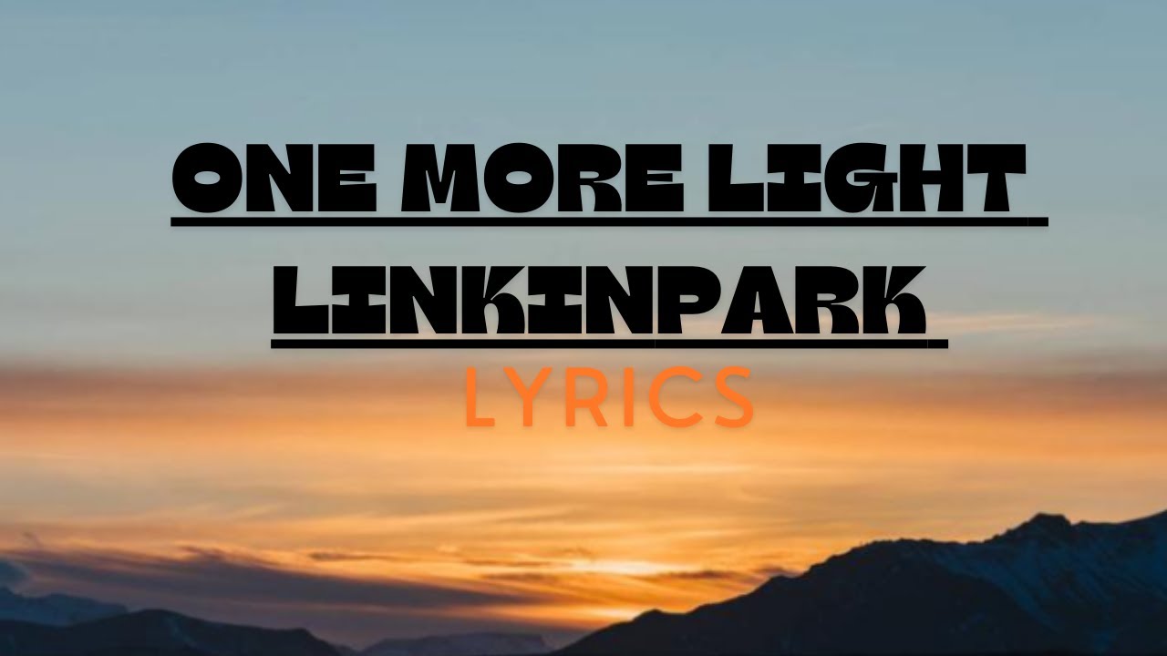 One More Light - Linkin Park - YouTube