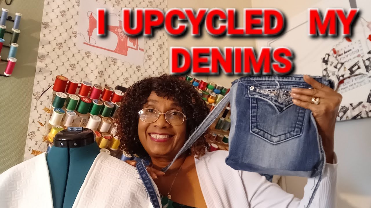 How I UPCYCLED This Denim! - YouTube
