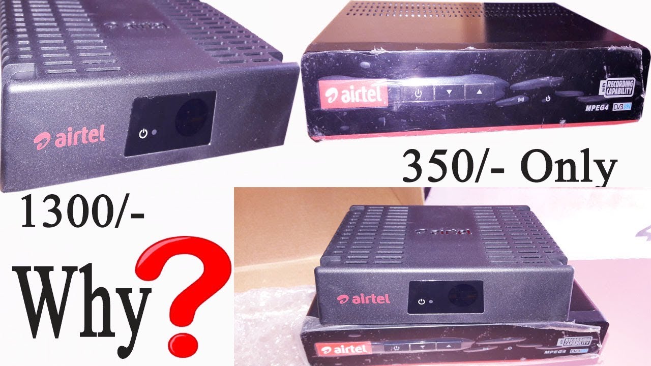 भारत का सबसे छोटा set Top Box(STB)Airtel DigitalTv| India's Smallest ...