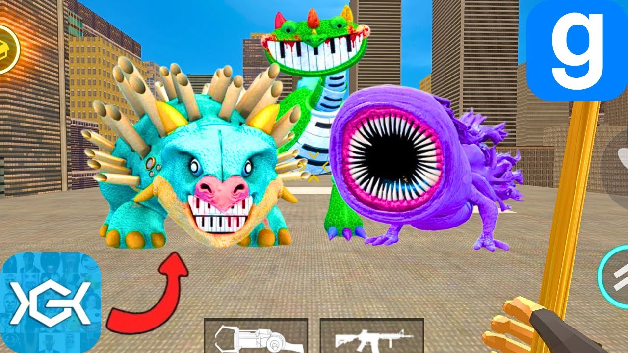 I FOUND NEW ORGANOSAURUS & MONSTER in Nextbots in Playground mod NEW ...