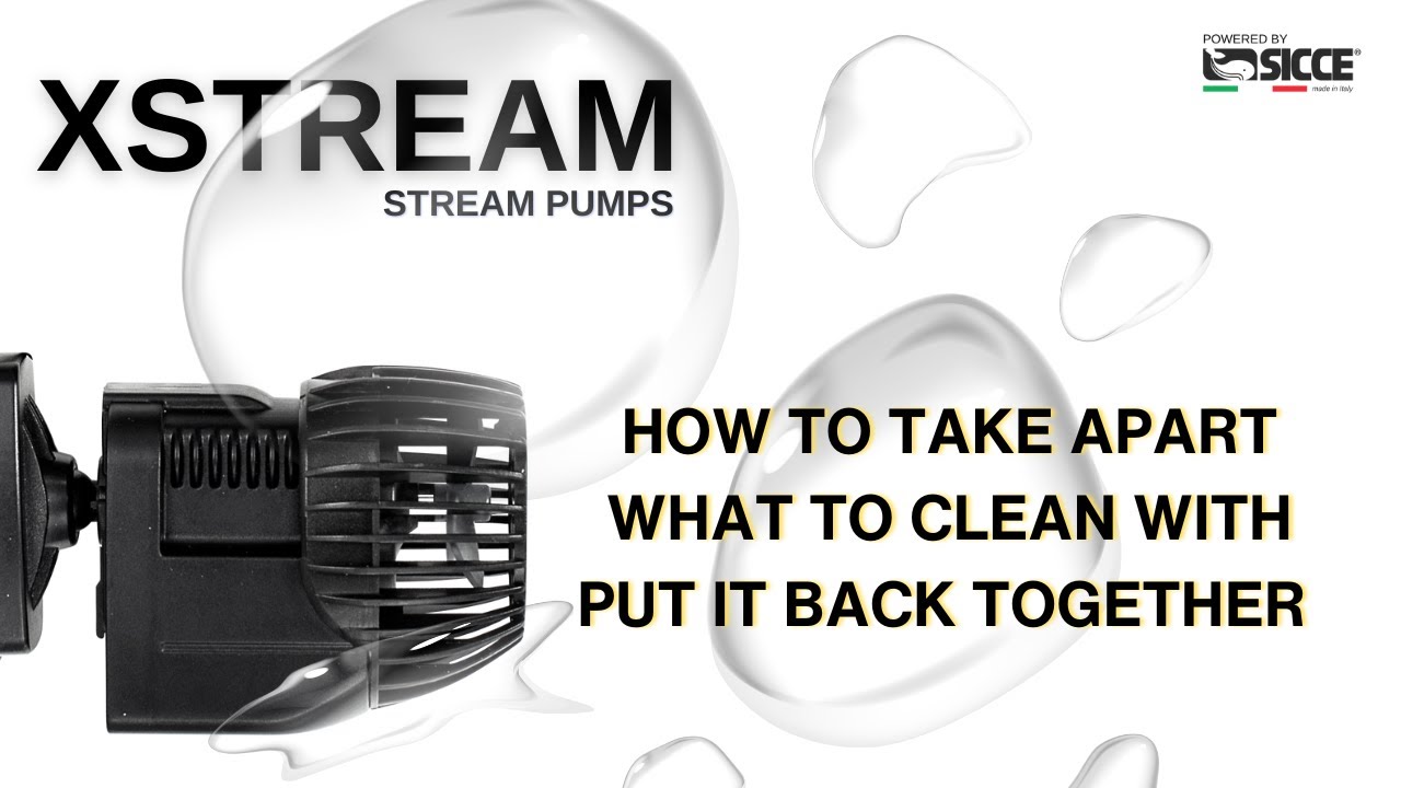 How to | Taking Apart The XStream Pump | Sicce - YouTube