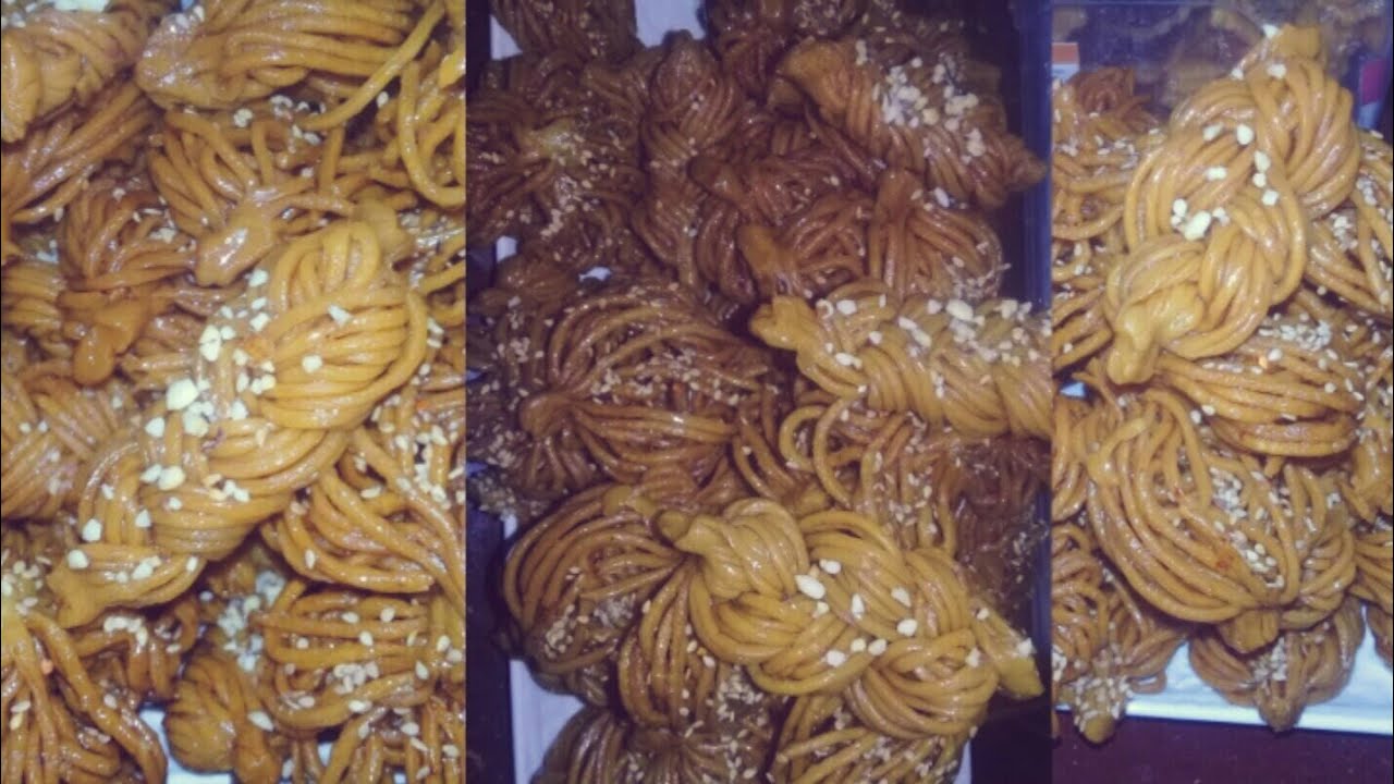 Chebakia Bachnikha حلوة بشنيخة (شعكوكة) الشهية - YouTube