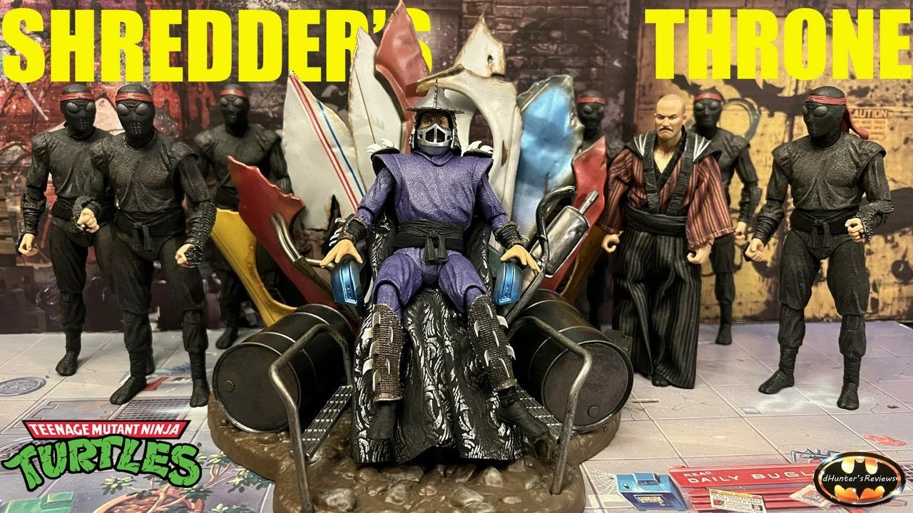NECA TMNT II Shredder's Throne Teenage Mutant Ninja Turtles Action ...