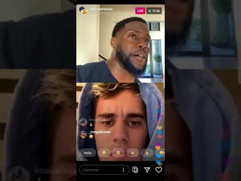 KEVIN HART AN INSTAGRAM LIVE WITH JUSTIN BIEBER TALKING ABOUT MOVIE
