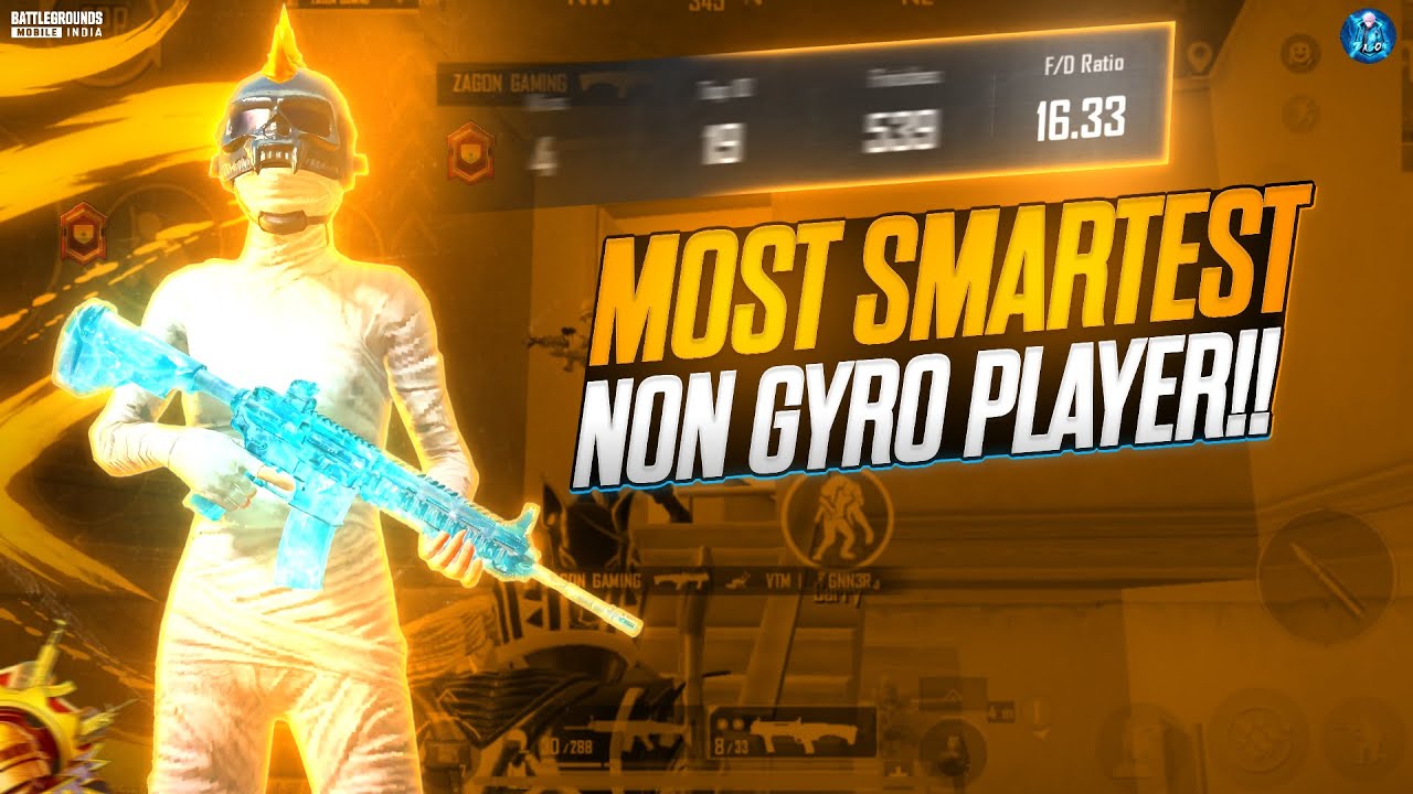 MOST SMARTEST NON GYRO PLAYER ! [*Streamer Shocked!] | BGMI - YouTube
