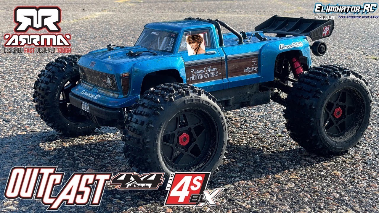 Arrma Outcast 4s v2 (Best 4s Basher) - YouTube