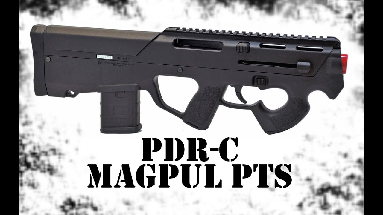 PDR-C Magpul PTS Airsoft unboxing and Review - YouTube