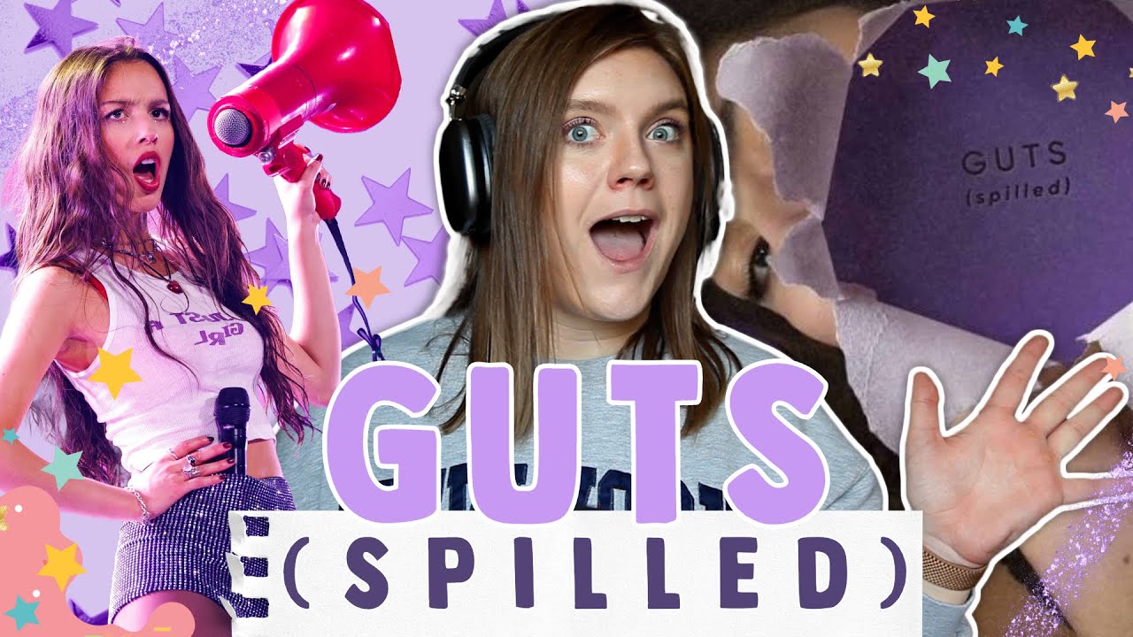 REACTION: GUTS (spilled) - deluxe album by olivia rodrigo - YouTube